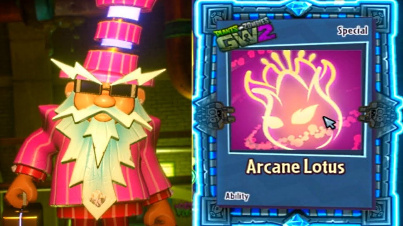 Plants vs Zombies Garden Warfare 2 - ARCANE LOTUS New Rux Abilities ...