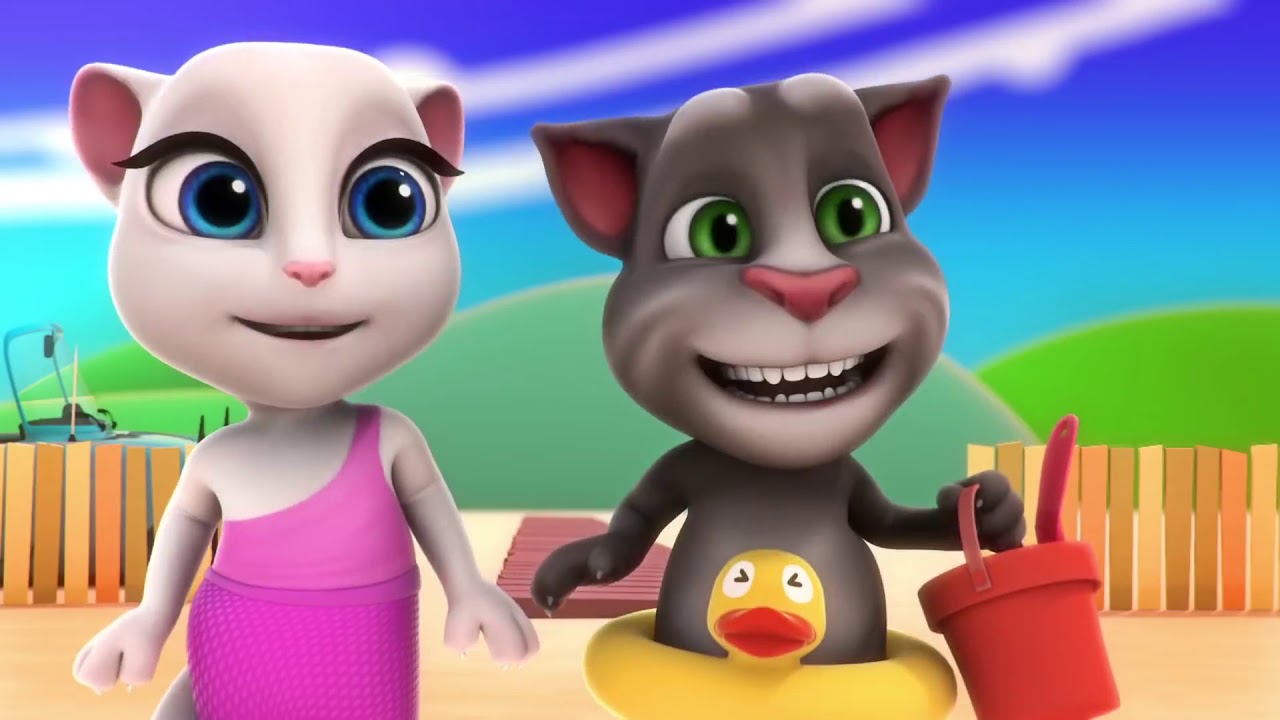 Talking Angela Summer Fun at the Beach with Talk1080P HD1 - YouTube