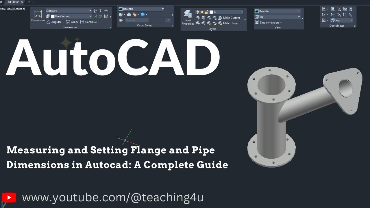 Measuring and Setting Flange and Pipe Dimensions in Autocad: A Complete ...