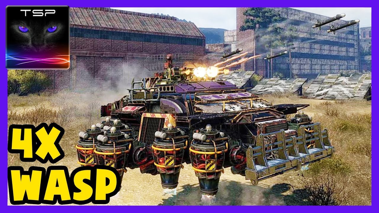 Crossout #108 Quad WASP Hover Tank Build & Coop Gameplay - YouTube