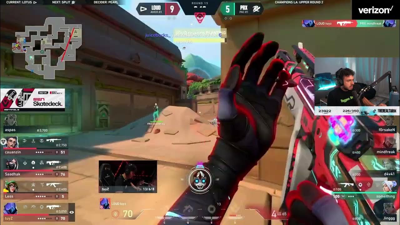 PRX Something 1v4 Clutch | LOUD vs PRX - YouTube