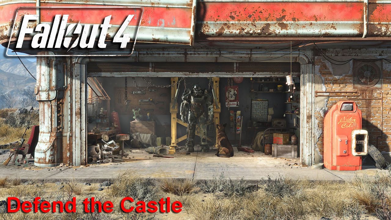 Fallout 4 - Mission: Defend the Castle - Gameplay - 1080p - YouTube
