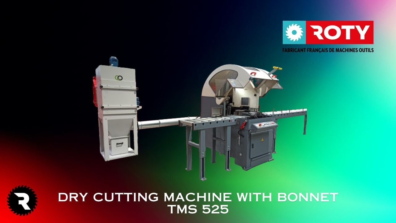 TMS 525 dry cutting machine with bonnet (English version) - YouTube
