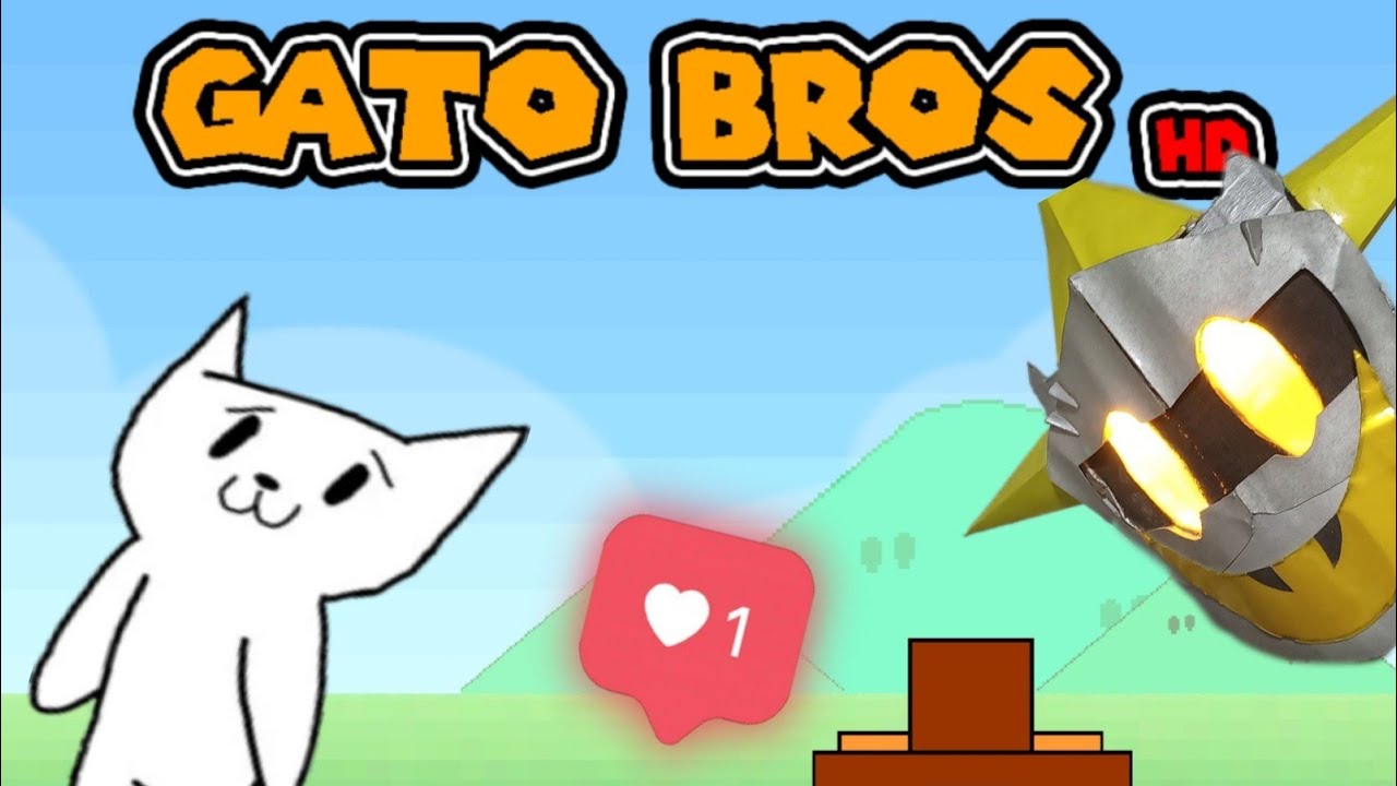 cat mario :pasando este juego troll hasta el nivel 3 (gameplay en ...