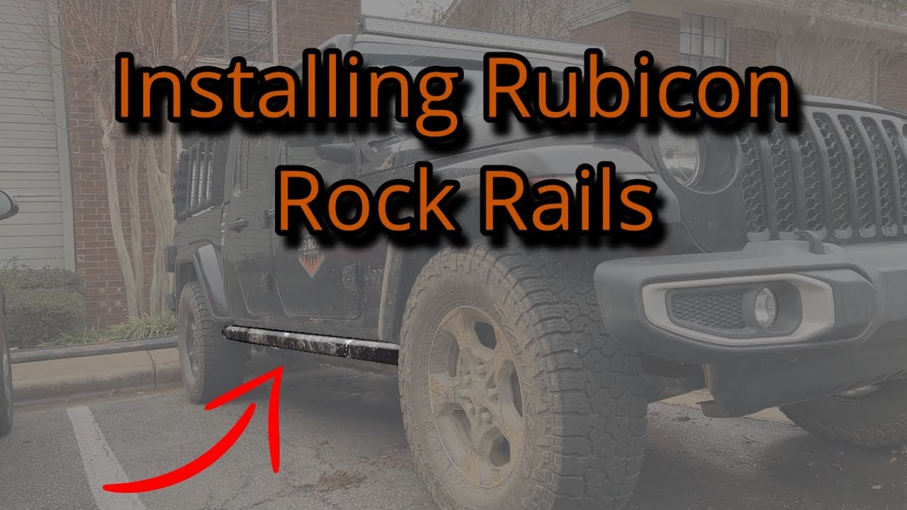 Installing RUBICON ROCK RAILS - Jeep Gladiator - YouTube