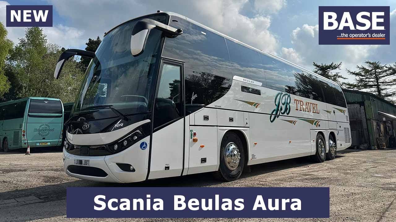Introducing the Three Axle Scania Beulas Aura Executive. - YouTube