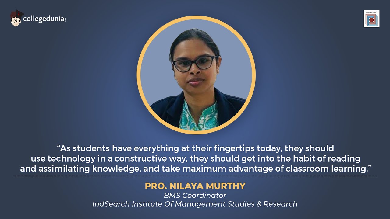 Pro. Nilaya Murthy | BMS Coordinator | IndSearch Institute Of ...