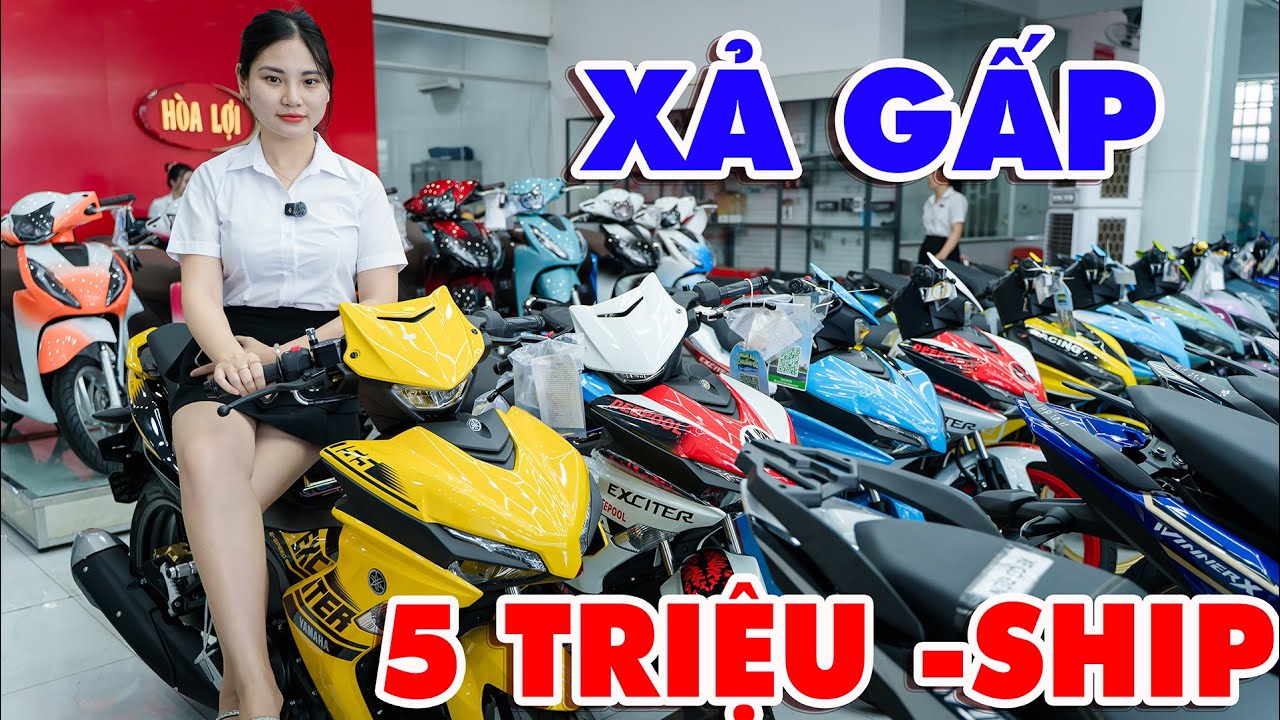 XẢ LỖ HONDA WINNER V4 YAMAHA EXCITER 155 ABS SỐC 5 TRIỆU SHIP - YouTube