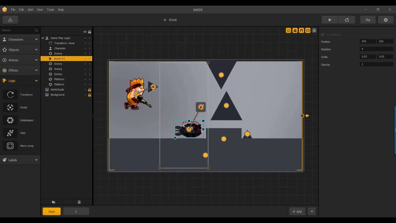 BuildBox - Logic : Transform - YouTube