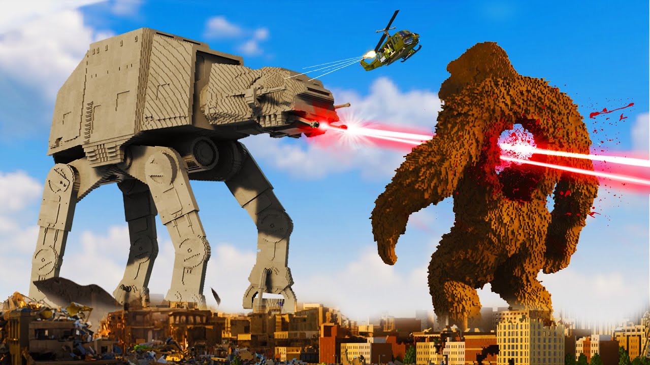 Realistic AT-AT Destruction 😱 Teardown - YouTube