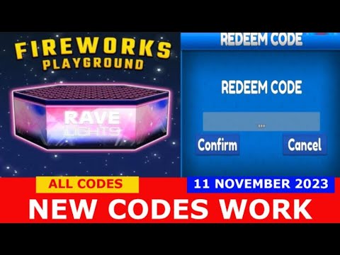 *NEW UPDATE CODES* [EVENT] Fireworks Playground [BETA] ROBLOX | ALL ...