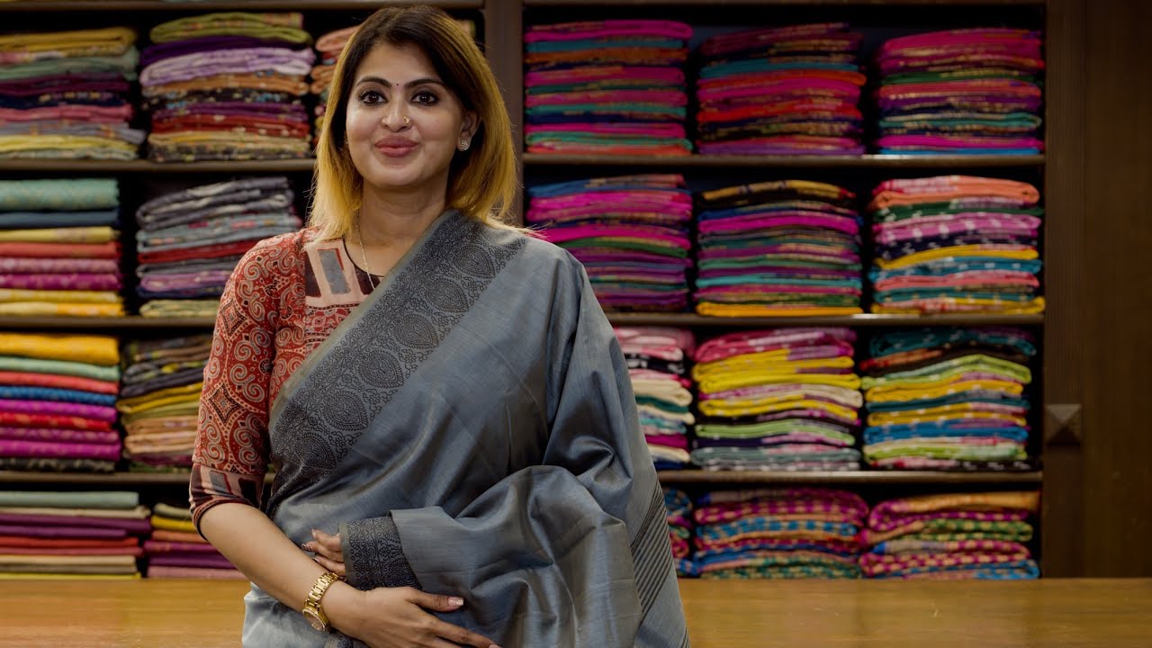 Semi Organza & Semi Tussar Sarees - YouTube