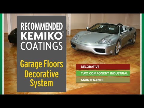 Best Kemiko® Products for Decorative Garage Floors