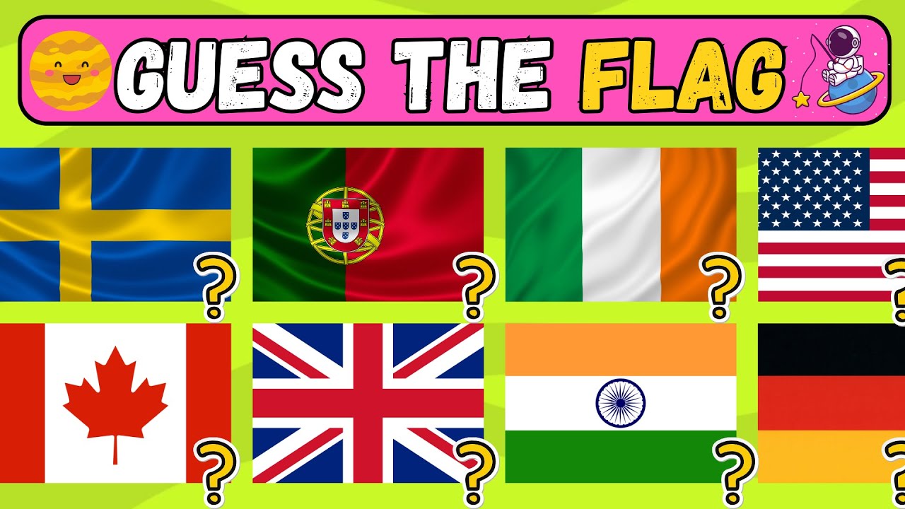 🤗GUESS THE FLAG QUIZ🇺🇸|🤔 Can You Guess The 50 Flags???|Ultimate flag ...
