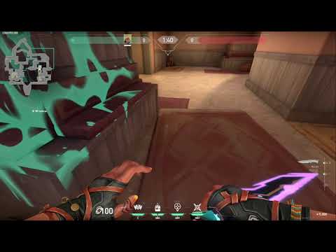 [Valorant] Raze satchel jumps - Hookah to green box (backwards and ...