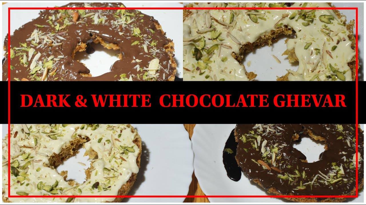 Chocolate Ghevar | चॉकलेट घेवर (Homemade Innovative Gourmet Recipe ...