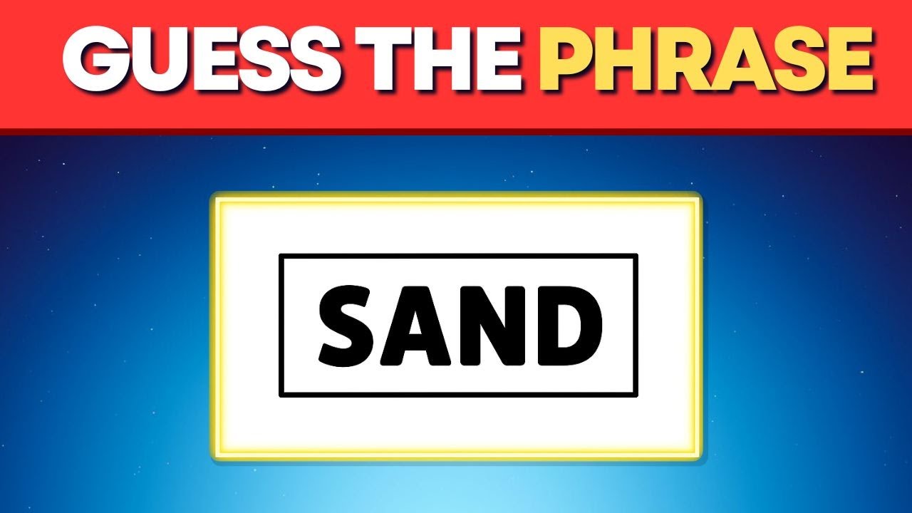 Guess The Phrase Quiz Pt.2 | Guess The Phrase🧠🤔 - Easy, Medium, Hard ...