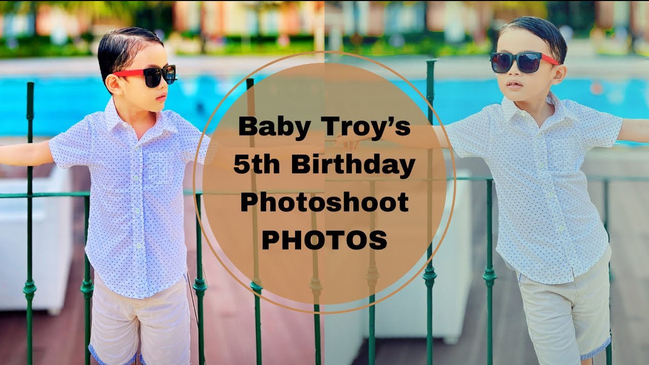 Baby Troy's 5th Birthday PHOTOS || thea and troy - YouTube