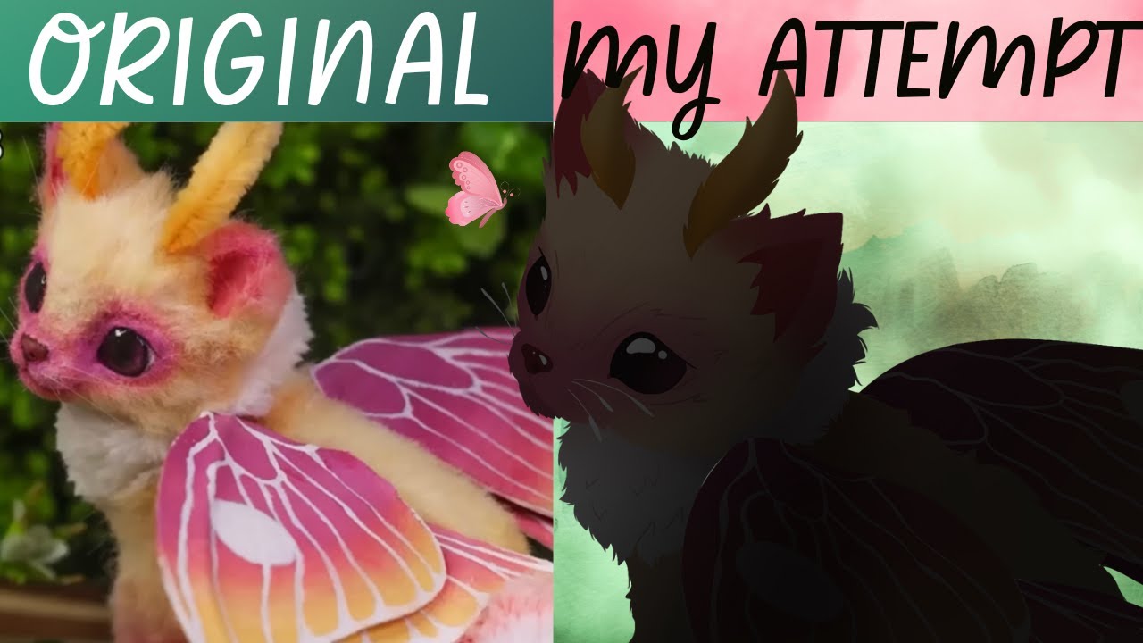 Drawing KaypeaCreations' Mitten! // Drawing Fusions Between Kittens and ...