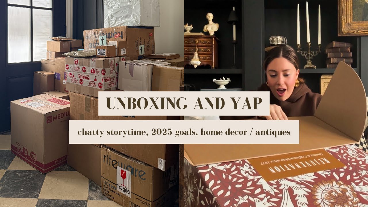 YAP AND MASSIVE DECOR UNBOXING - YouTube
