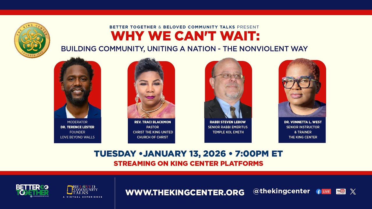 Beloved Community Talks Why We Can't Wait? Building Community, Uniting ...