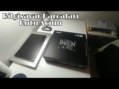 Kısa Kesitler #1 Bilgisayar Parçaları Kutu Açımı : MSI B460M, Intel Core i5 10400F, 16 GB RAM...