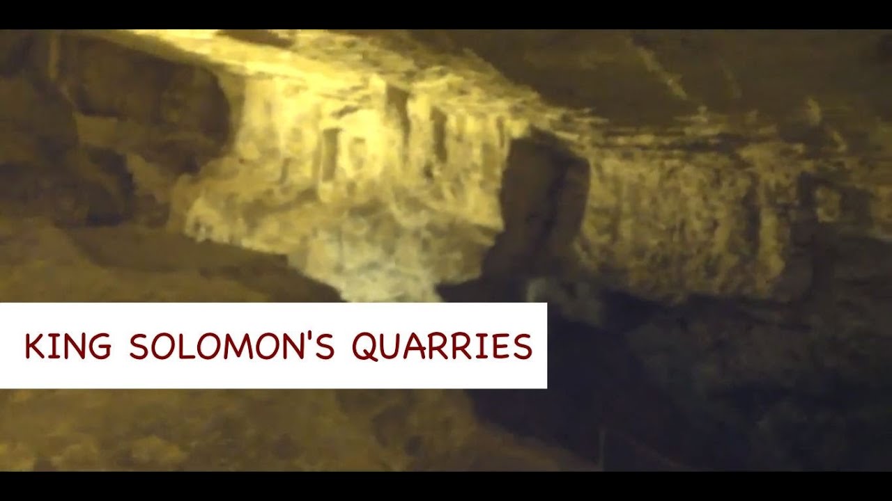 Jerusalem Part 13 - King Solomon's Quarries (Zedekiah's Cave) - YouTube