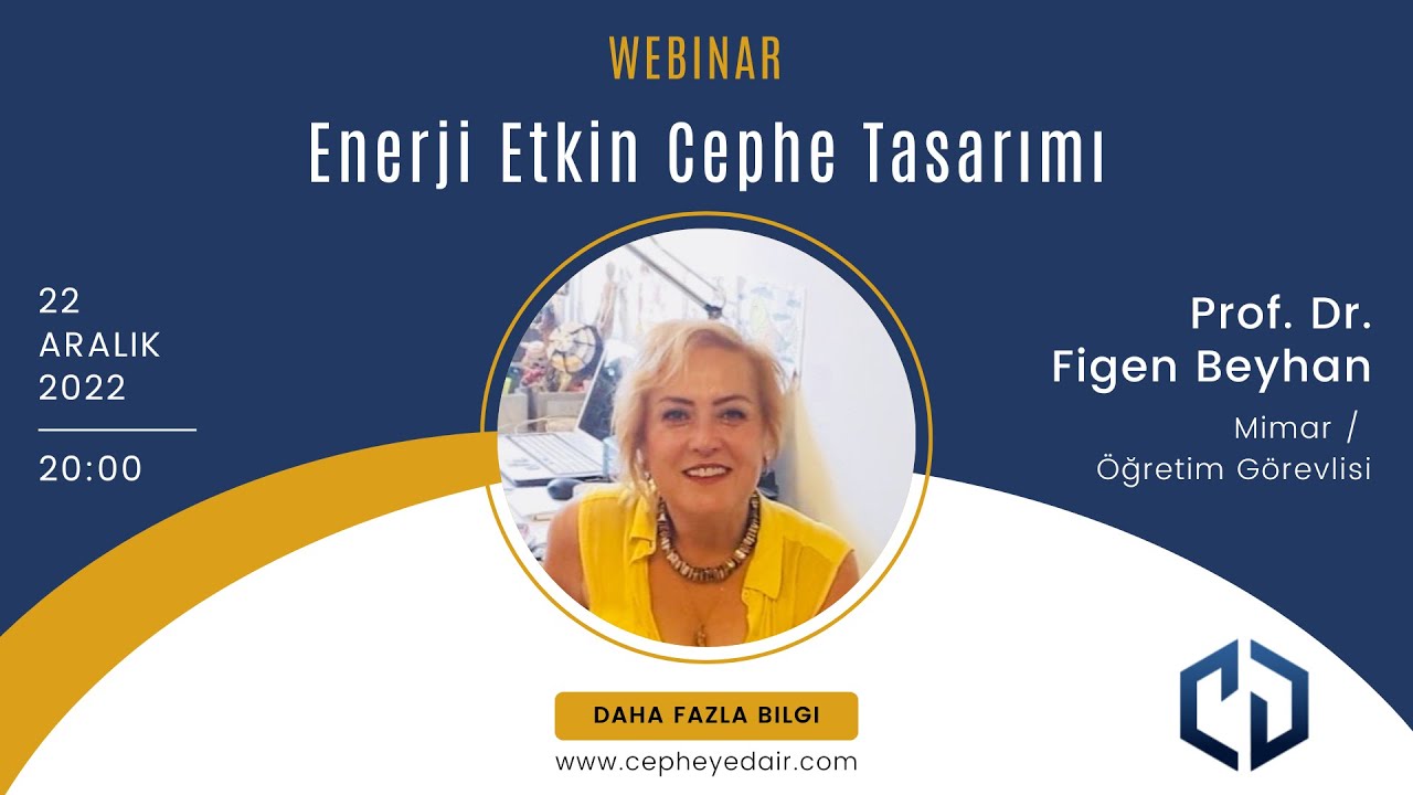 Prof. Dr. Figen Beyhan ile 'Enerji Etkin Cephe Tasarımı' üzerine - YouTube