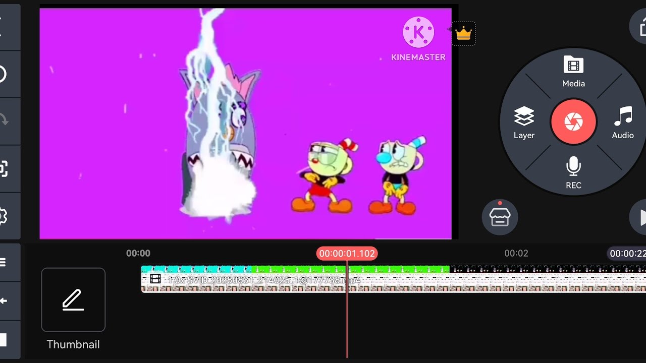 How to Make a PewDiePie and Cuphead Show Effects in KineMaster - YouTube