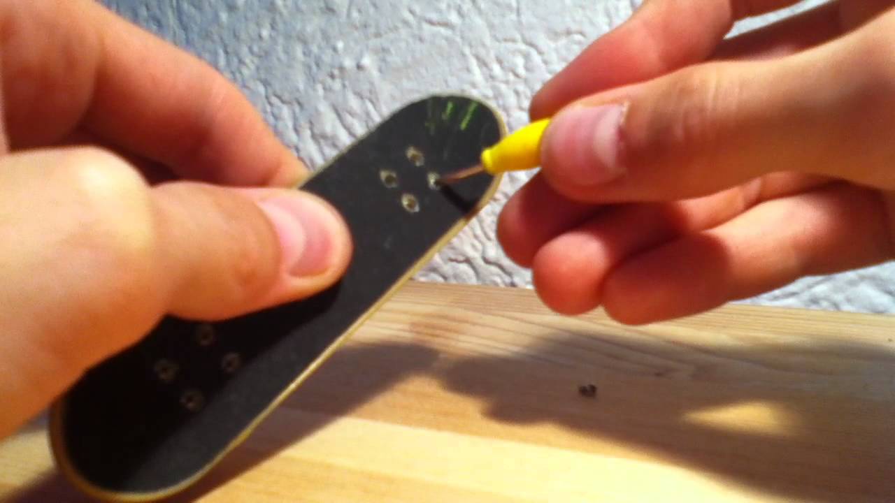 Finger Snowboard basteln - so geht's - YouTube