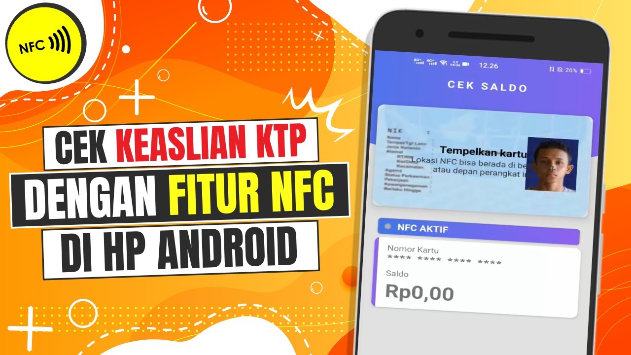 Cara Cek Keaslian KTP Dengan NFC - YouTube