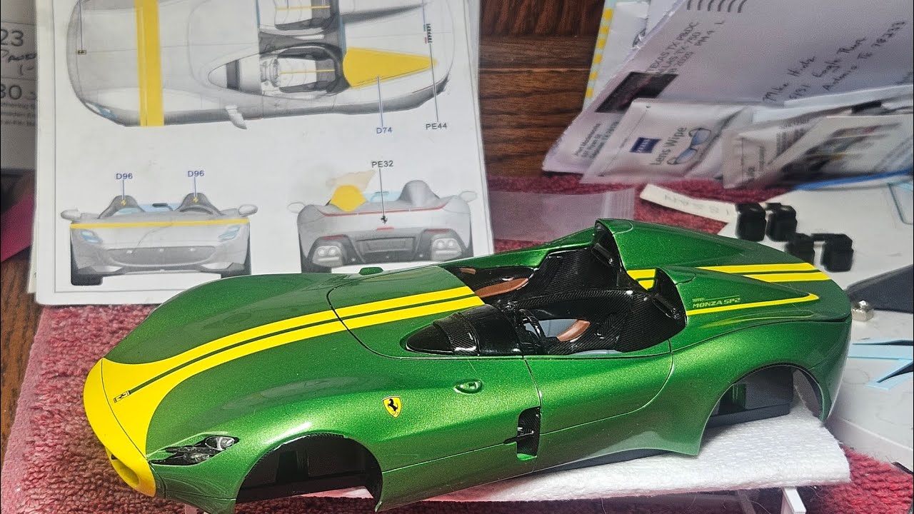 Bench Update / Ferrari SP2 Buddy Build - YouTube