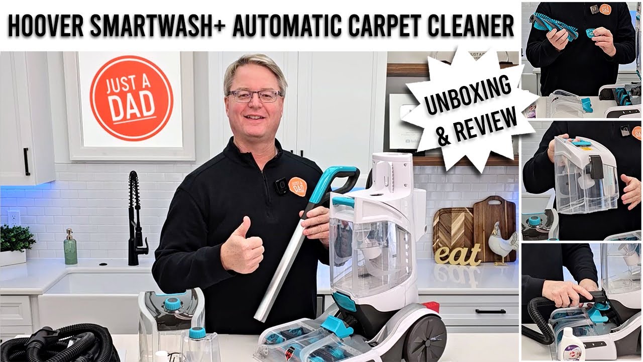 Hoover SmartWash+ Automatic Carpet Cleaner UNBOXING & REVIEW - YouTube