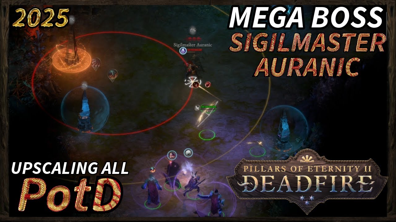 PoE 2: Deadfire - Mega Boss SIGILMASTER AURANIC - PotD Upscaling ALL ...