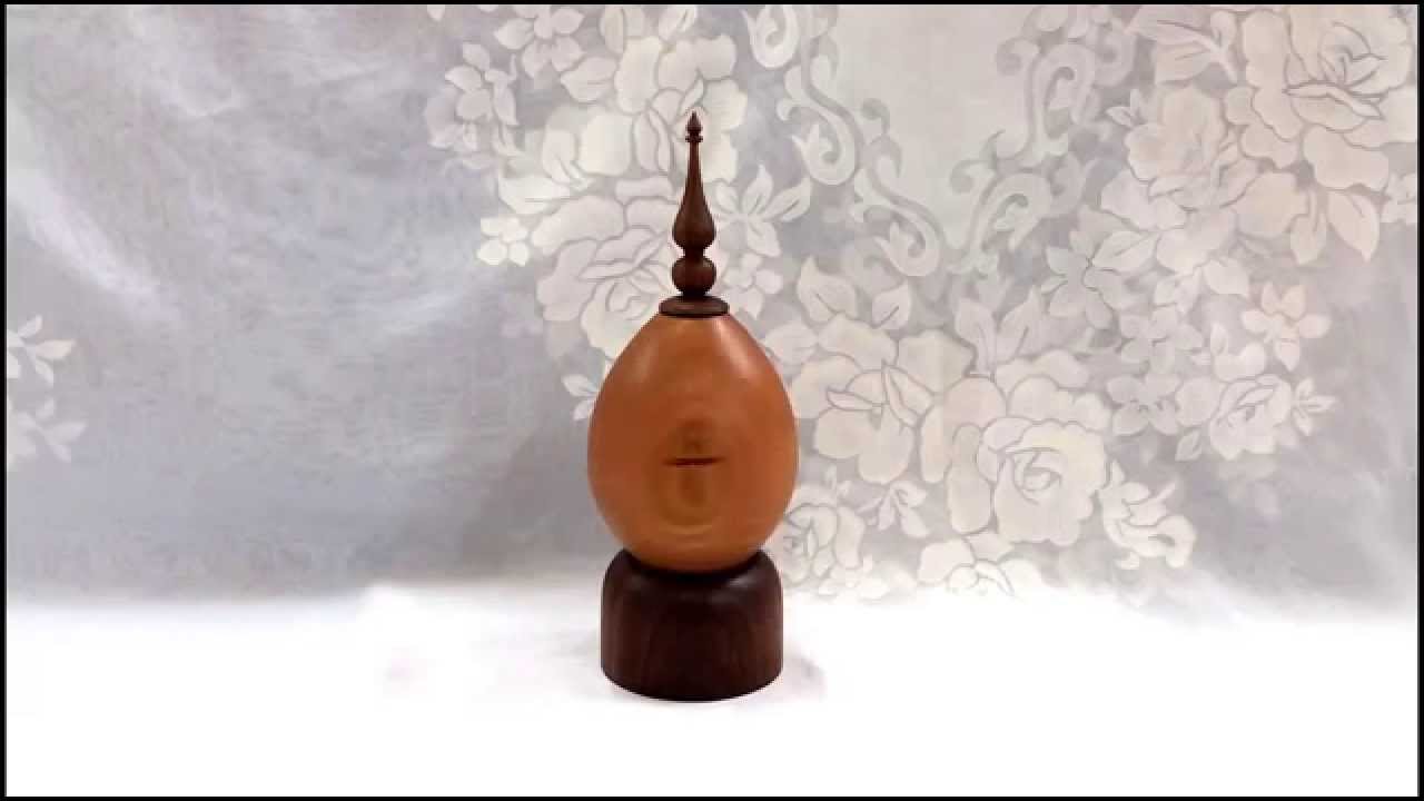 Christian tabletop prayer wheel made from Cherry & Walnut hardwoods ...
