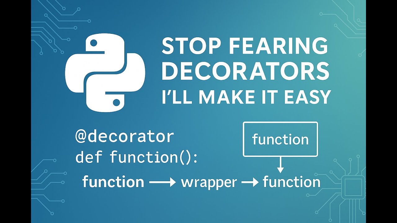 Python Decorators Explained Simply | Stop Fearing Them | Interview ...
