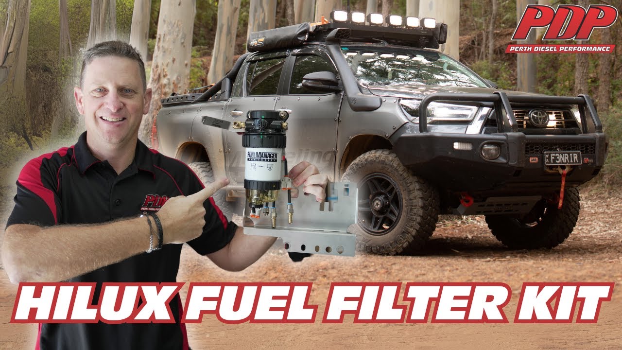 Hilux N80 Pre-Fuel Filter | How to Install | PDP - YouTube