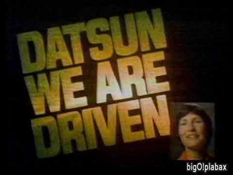 Datsun "We Are Driven" commercials (1977) - YouTube