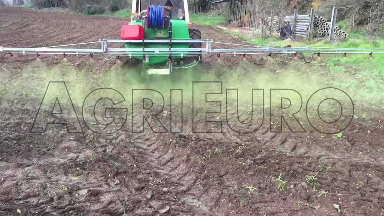 Funzionamento barra da diserbo da 10 mt - YouTube