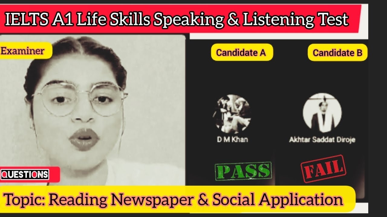 IELTS A1/B1 Life Skills Speaking|| Important Topic|| New Topic 2023 ...