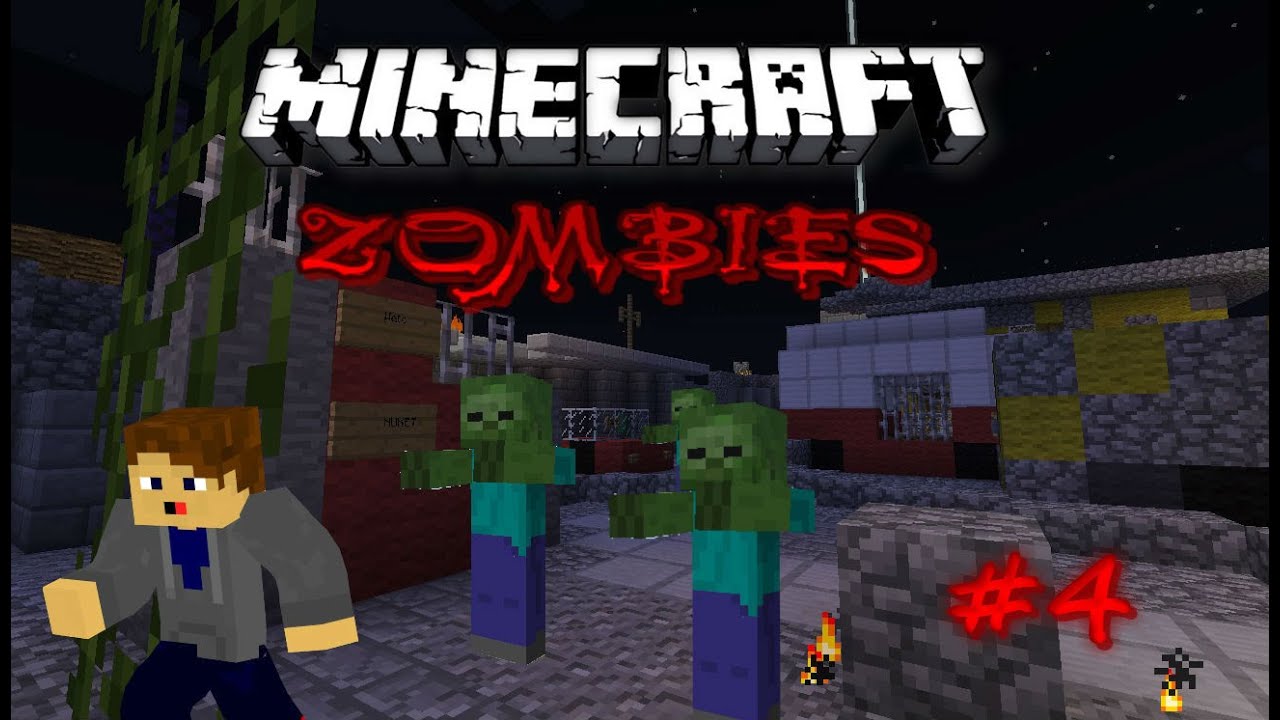 Minecraft: CoD Zombies #4 w/Nathan & George! - HUNTER THE ZOMBIE SLAYER ...