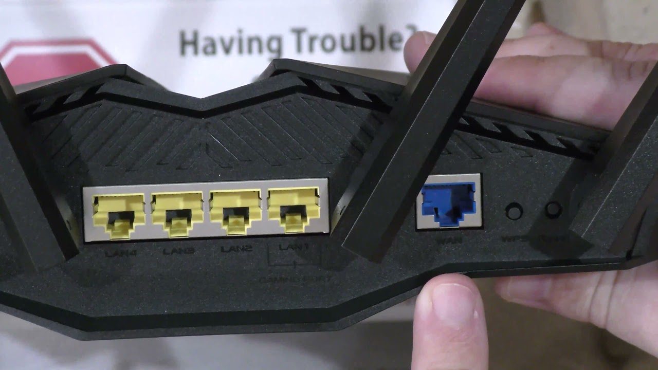 ASUS AX5400 Dual Band RTAX82U Wifi 6 Router Unboxing - YouTube