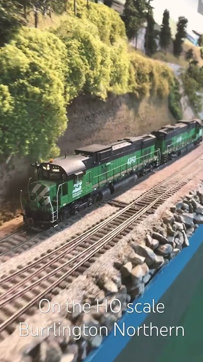 BN Alco C636 light engine move at Carkeek Park #hoscale #modelrailroad #alcolocomotive #train ...