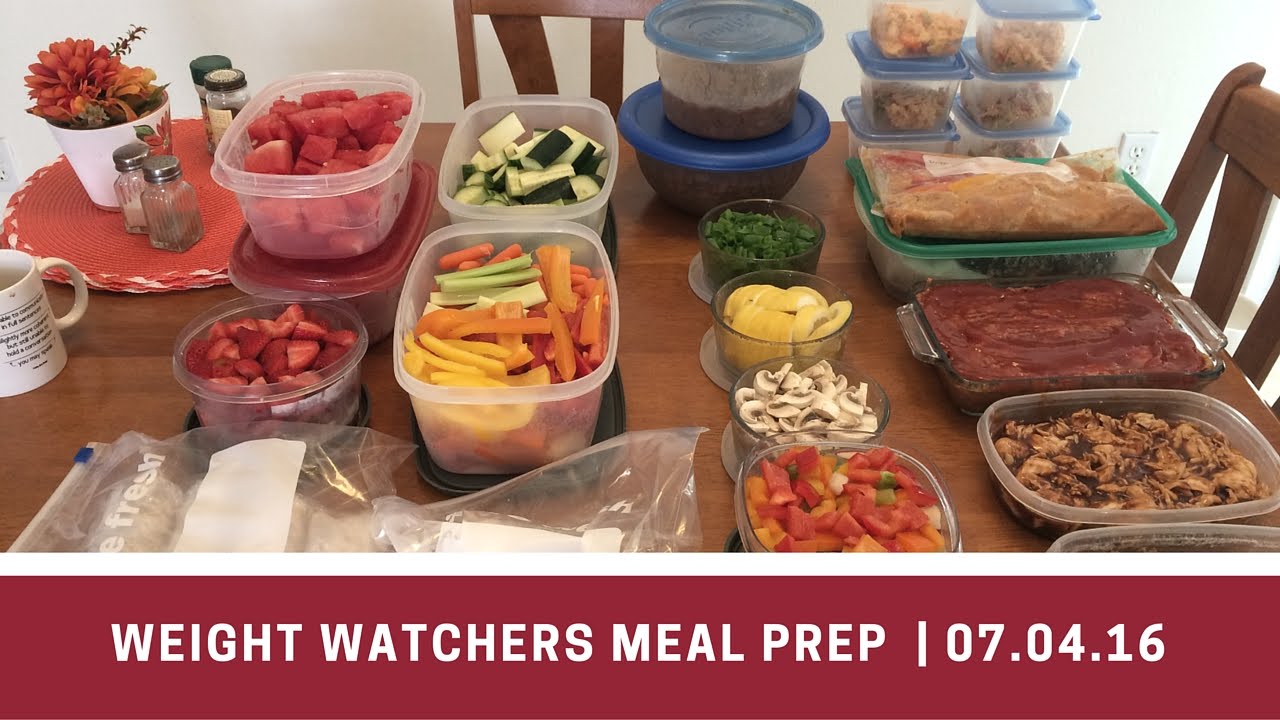 Weight Watchers | Meal Prep 07.04.16 | Breakfast Burritos & Buffalo ...
