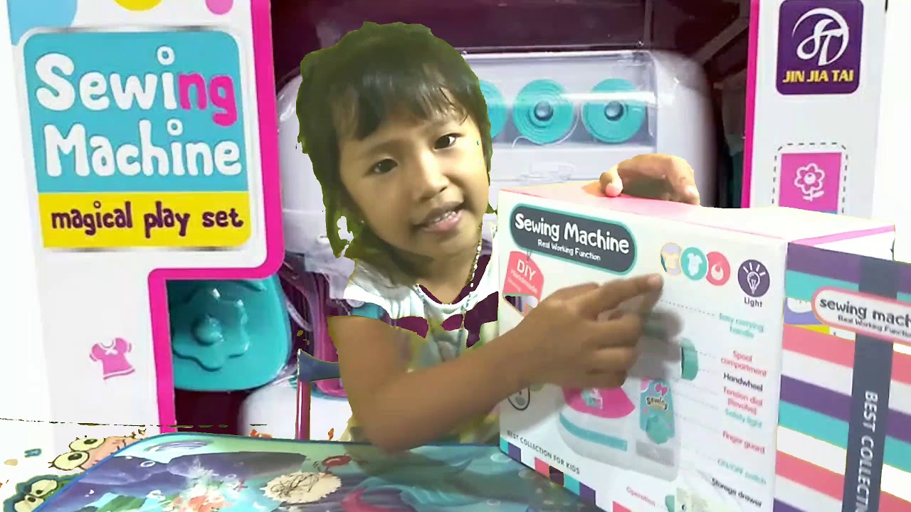 Mesin Jahit Mainan Anak - YouTube