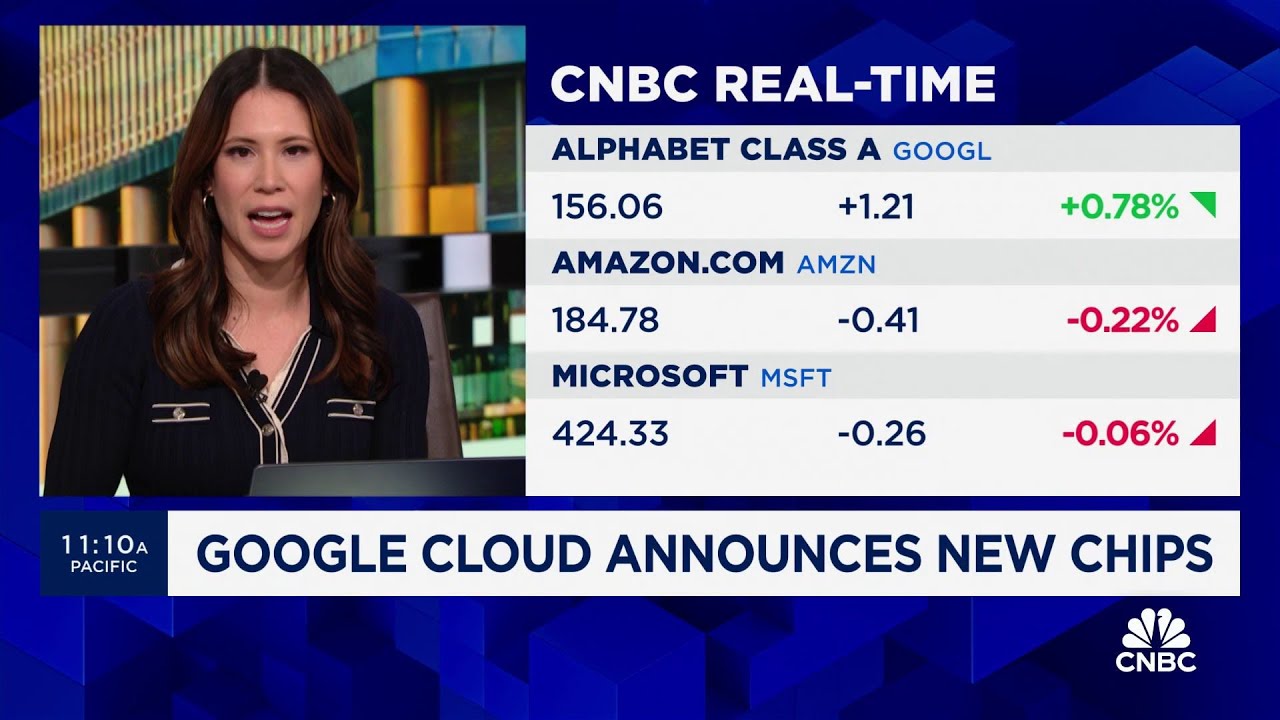 Google unveils custom Arm-based chips - YouTube