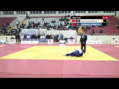 ESMA NUR EROĞLU - BEGÜMNAZ DOĞRUYOL 44KG Final OCAK TOTO ÜMİTLER TÜRKİYE JUDO ŞAMPİYONASI OSMANİYE