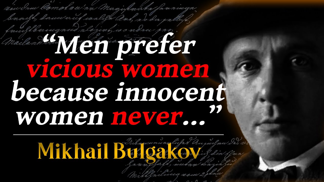 Mikhail Bulgakov - Incredible Quotes - Great Quotes - YouTube