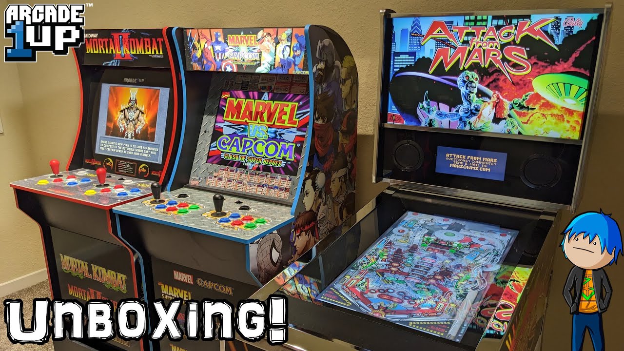 Attack From Mars Arcade1Up Pinball Unboxing and First Impressions ...