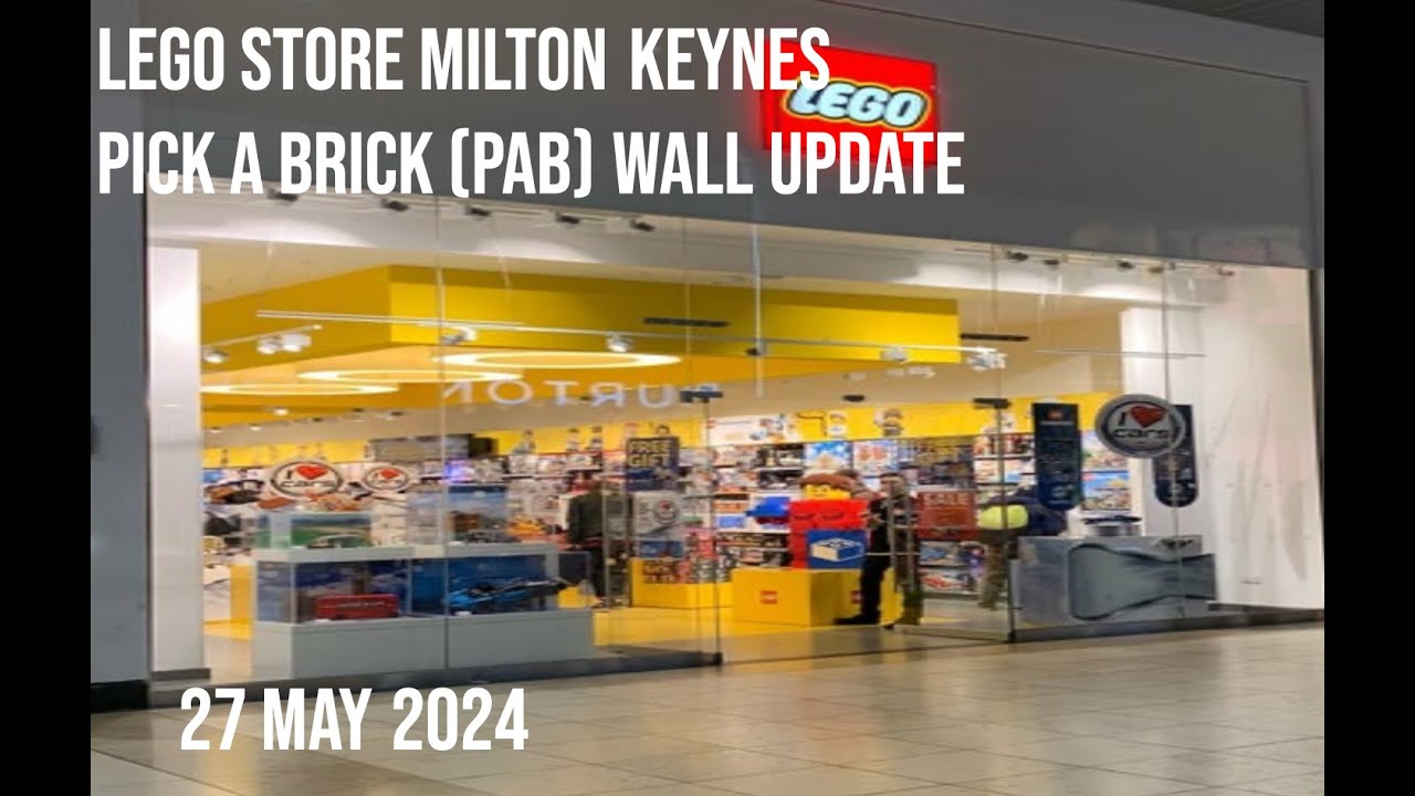 Lego Store Pick A Brick (PAB) Wall Milton Keynes - 27 May 2024 - YouTube
